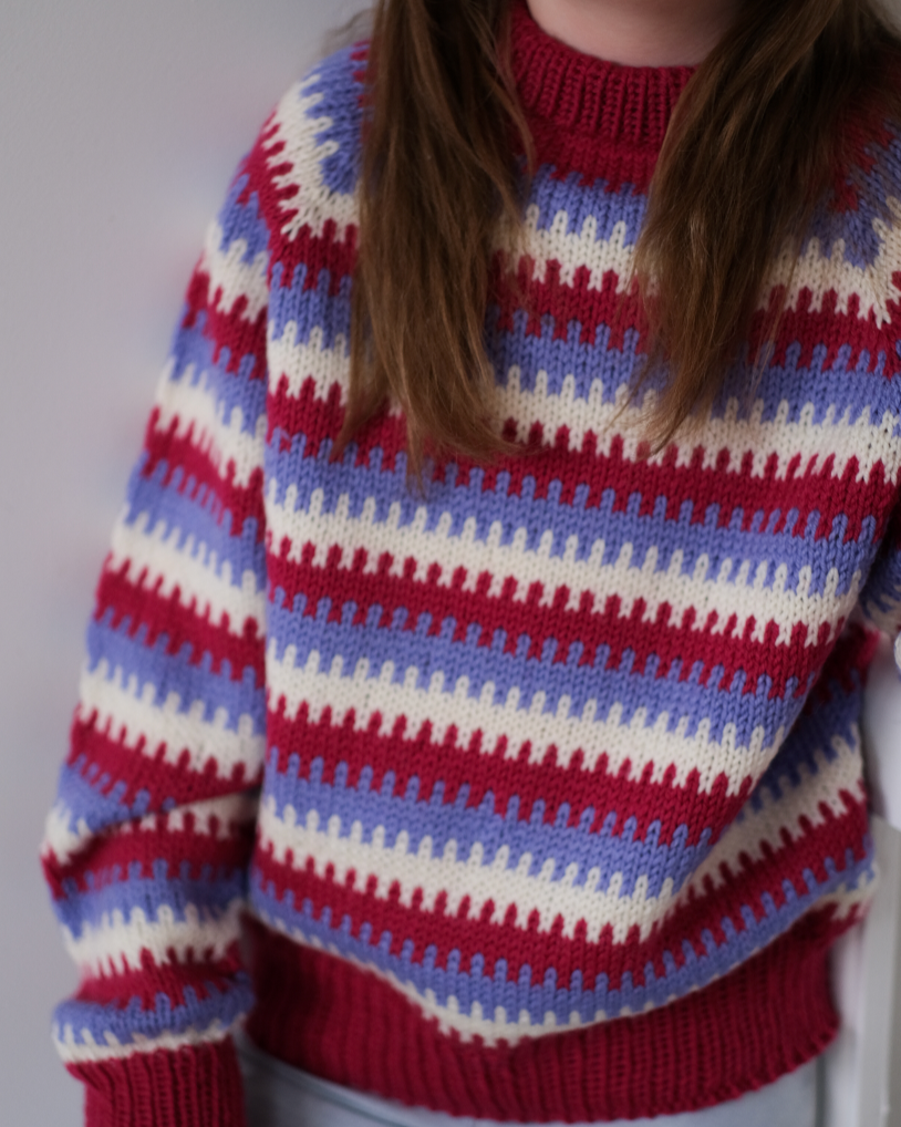 garnpakke - Pixel sweater JR